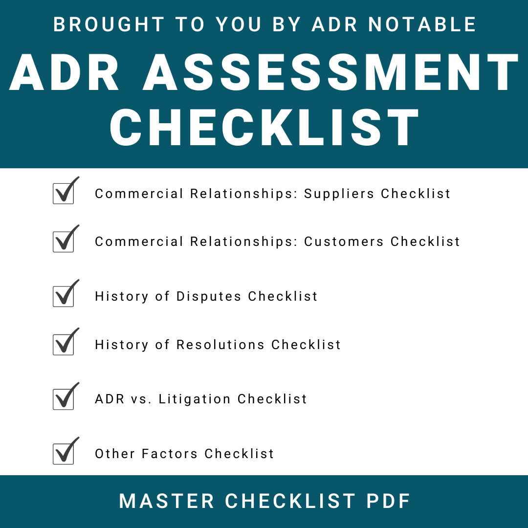 Resources for Conflict Resolution Professionals & Mediators - ADR Notable